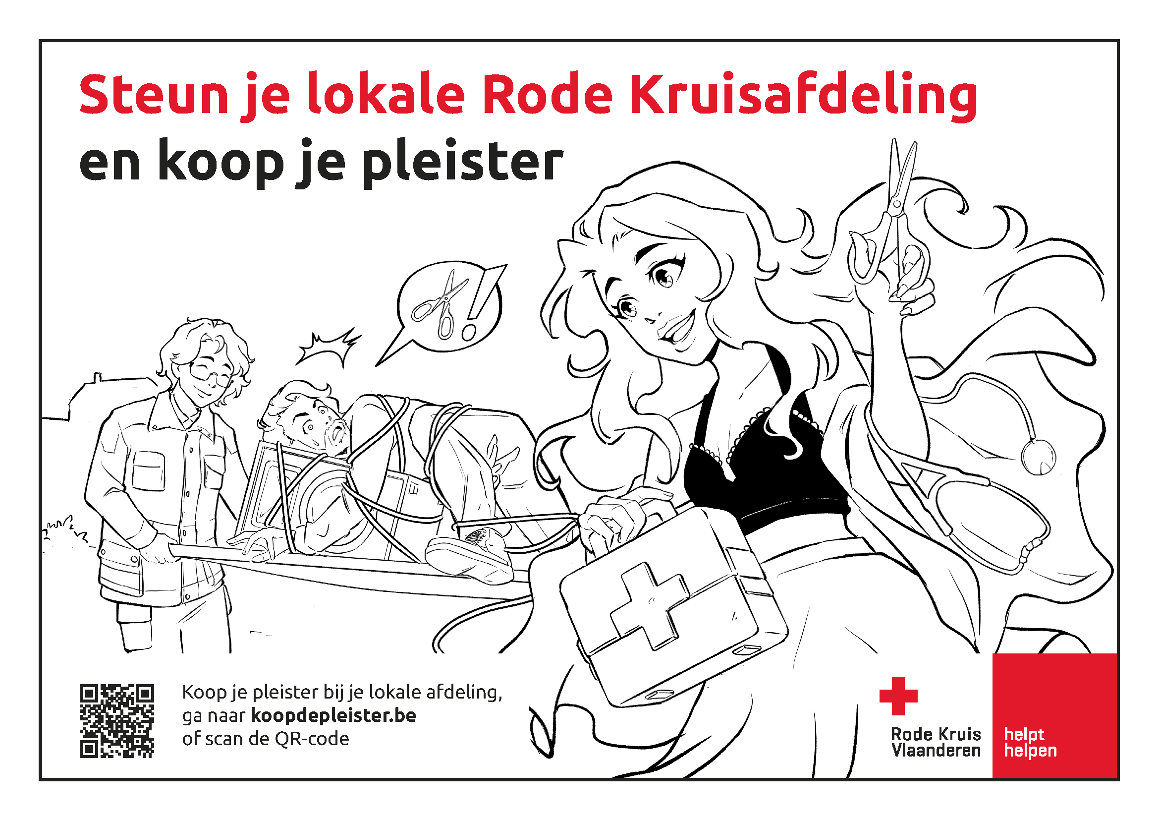 Download je gratis kleurplaat | Stickerverkoop