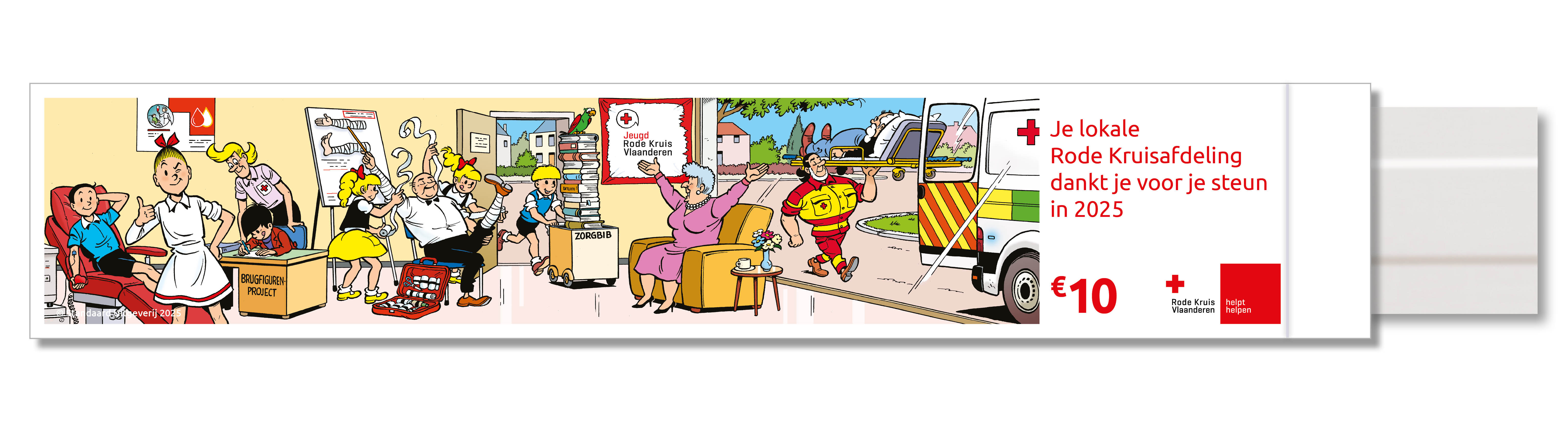 Pleisteractie 2025 Rode Kruis-Vlaanderen: iconische stripfiguren slaan ...